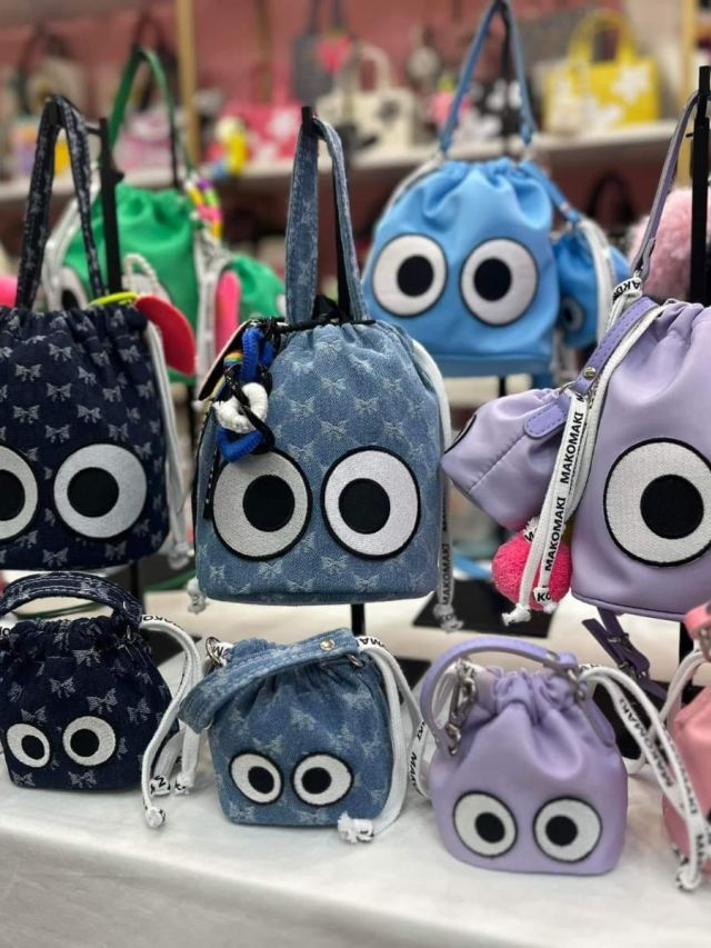 AP3011 MAKOMAKI眼睛(大)水桶袋 (貨期預6月尾) - 🌈RainbowSweetie🌈