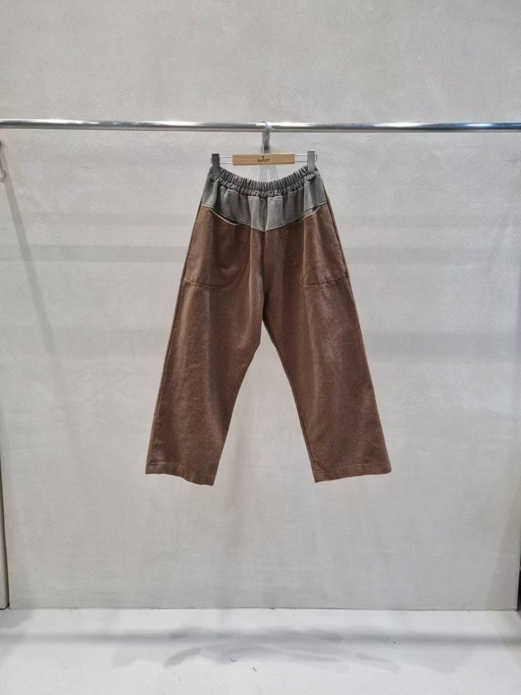 Replay 冬季新款 ️刷毛併色雙袋扯布褲R6 W26-40'HIP46'L38' - BLOOMKOREA FASHION
