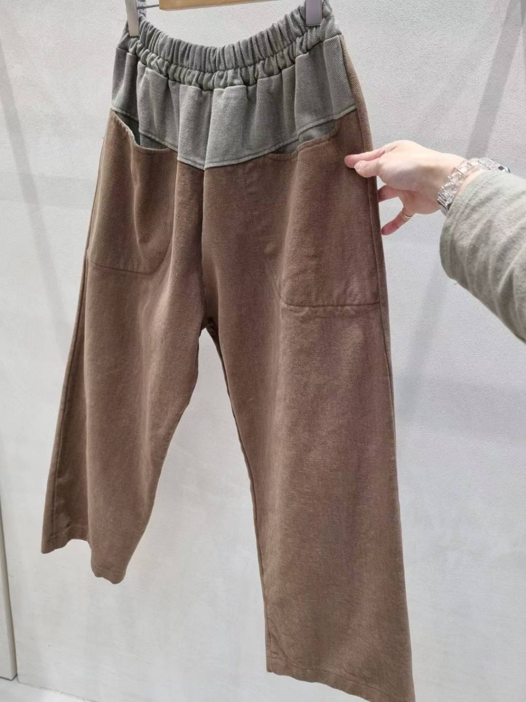 Replay 冬季新款 ️刷毛併色雙袋扯布褲R6 W26-40'HIP46'L38' - BLOOMKOREA FASHION