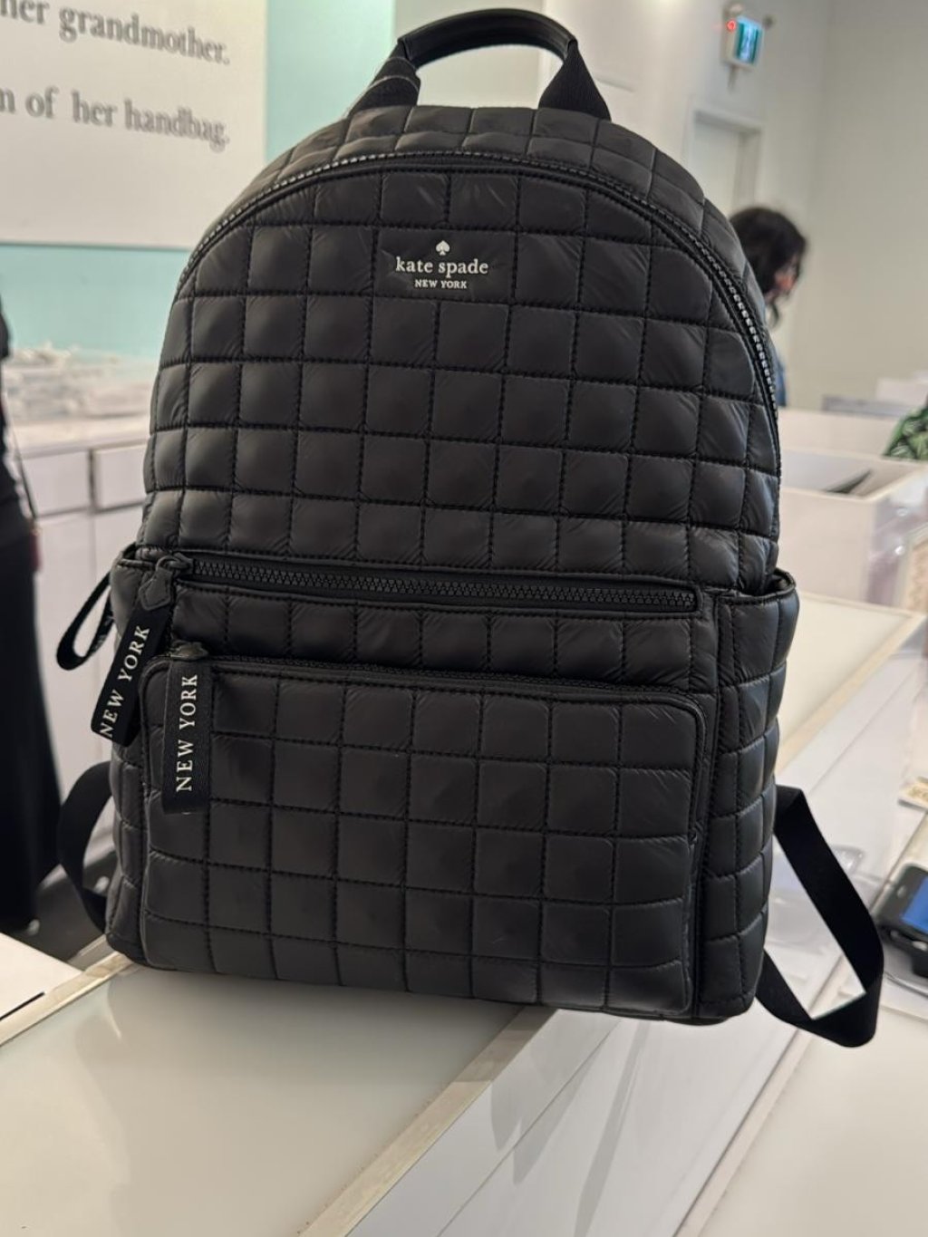 KS Puff Backpack black - 陳記美加代購