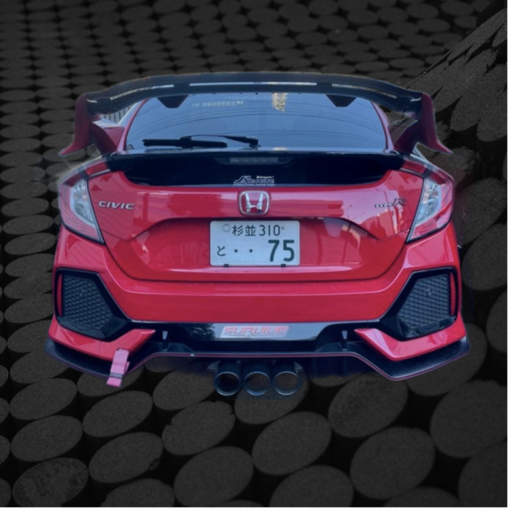 SEEKER Carbon Rear Wing TYPE-2 for FK8 - RS WORKSHOP