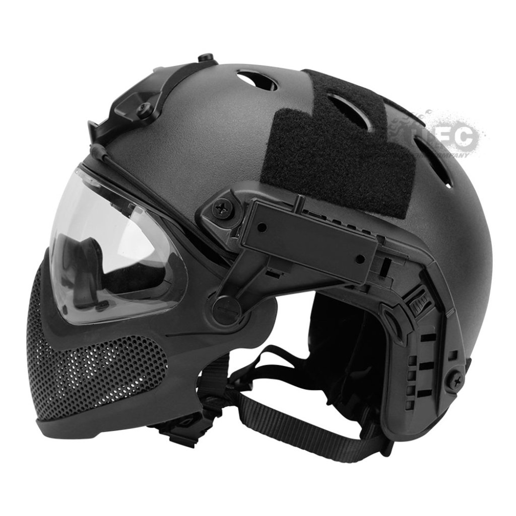 UFC Fast UFC Piloteer Style helmet Steel Mesh Mask BK L-Size - Gun Mall ...