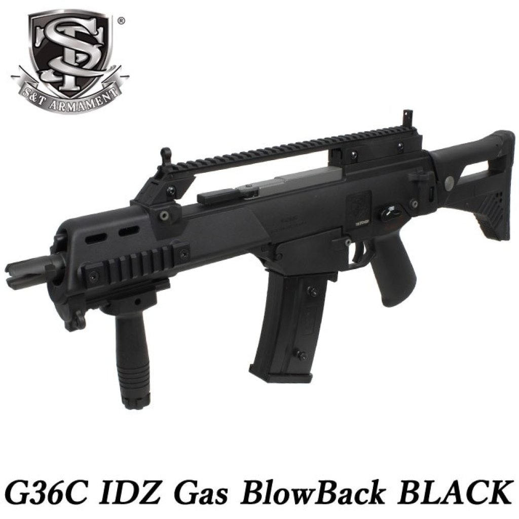S&T G36C IDZ Gas Blowback GBB BK - Gun Mall Hong Kong