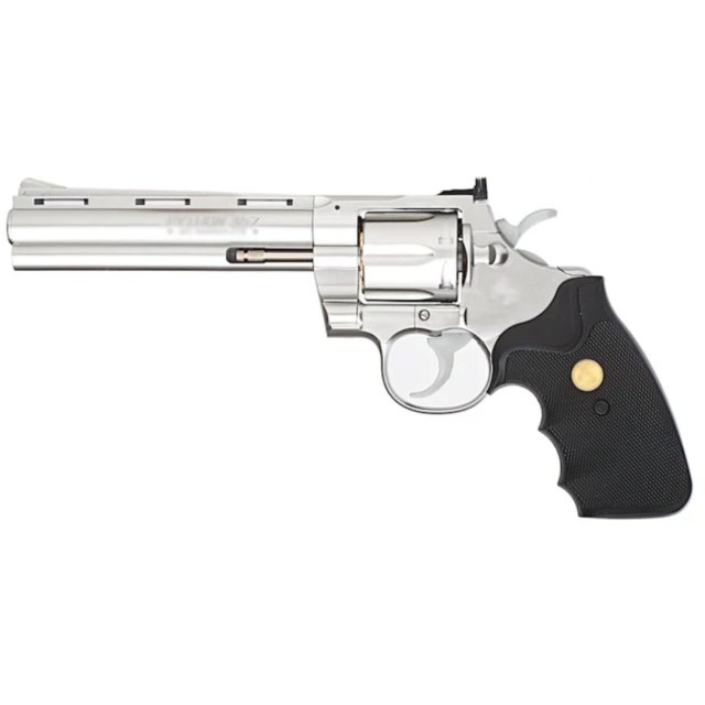 Marui Colt Python 6 Inches Spring Revolver SV - Gun Mall Hong Kong